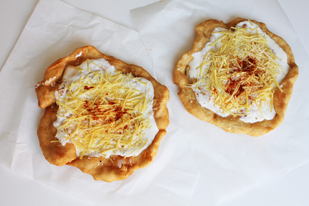 Vegan Hungarian Lángos - Cheap And Cheerful Cooking