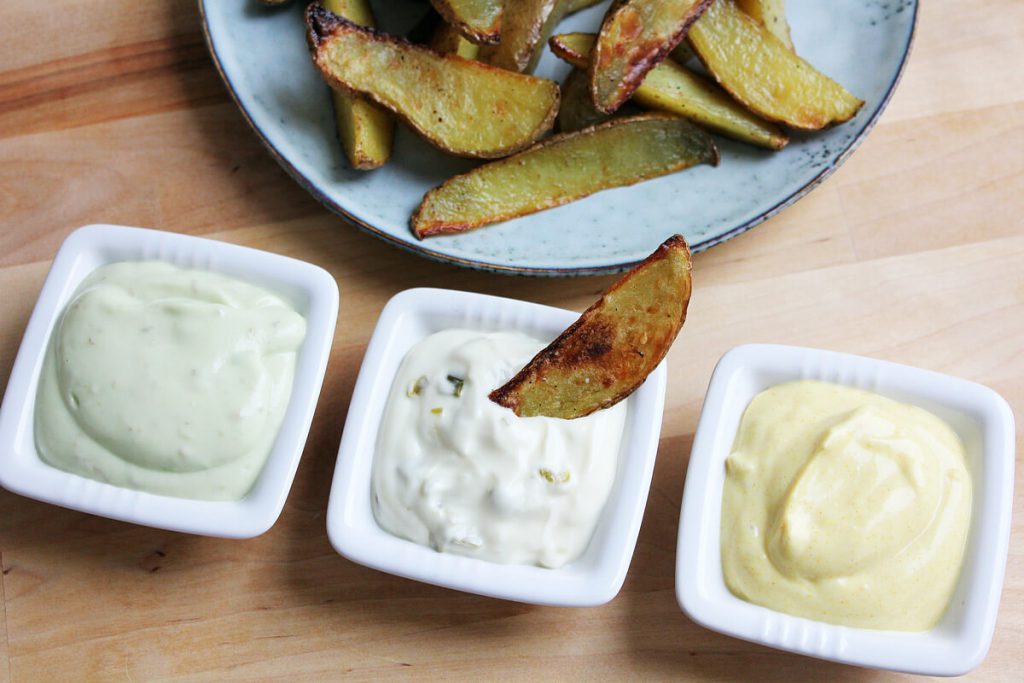 Vegan Mayonnaise + 3 Tasty Variations - Cheap And Cheerful Cooking