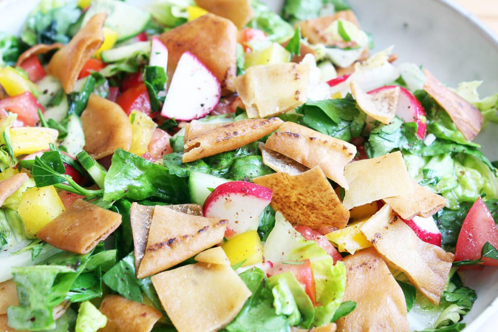 Fattoush – Lebanese Salad - Cheap And Cheerful Cooking