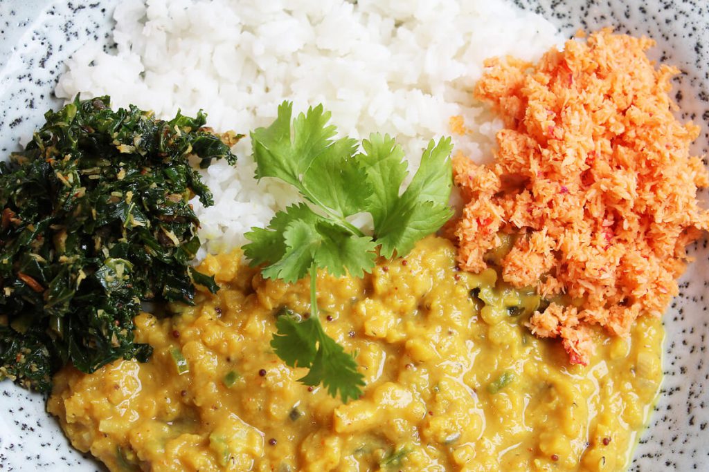 Coconut Sambal (Pol Sambol) - Cheap And Cheerful Cooking