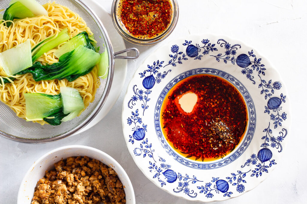Vegan Dan Dan Mian - Spicy Sichuan Noodles - Cheap And Cheerful Cooking