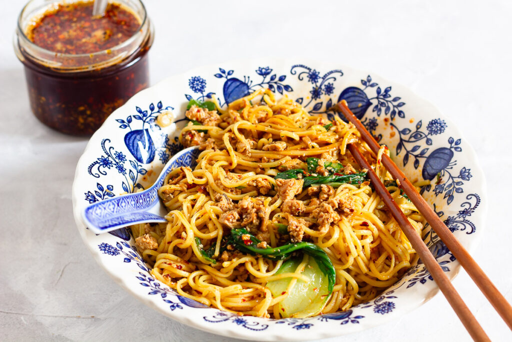 Vegan Dan Dan Mian - Spicy Sichuan Noodles - Cheap And Cheerful Cooking
